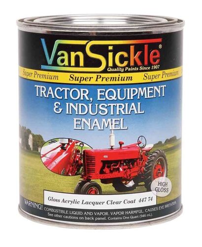 Van Sickle Tractor, Equipment & Industrial Enamel Acrylic Lacquer Clear ...