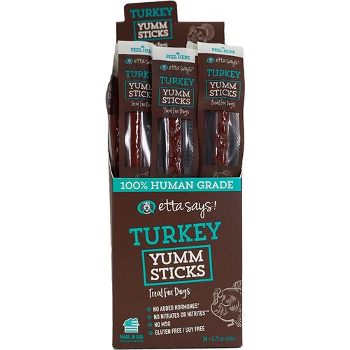 Etta Says Yumm Stick Turkey Dog Treat .75oz