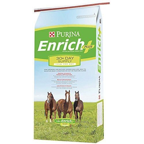 Purina Enrich Plus Ration Balancing Horse Feed - 50 lbs