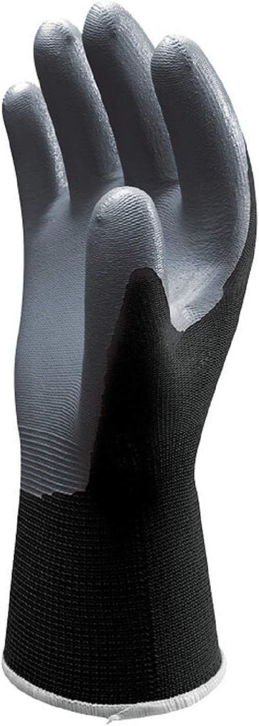 Black Nitrile Coated Palm Work Gloves