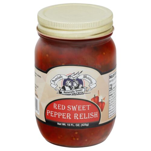 Amish Wedding Sweet Red Pepper Relish - Pint
