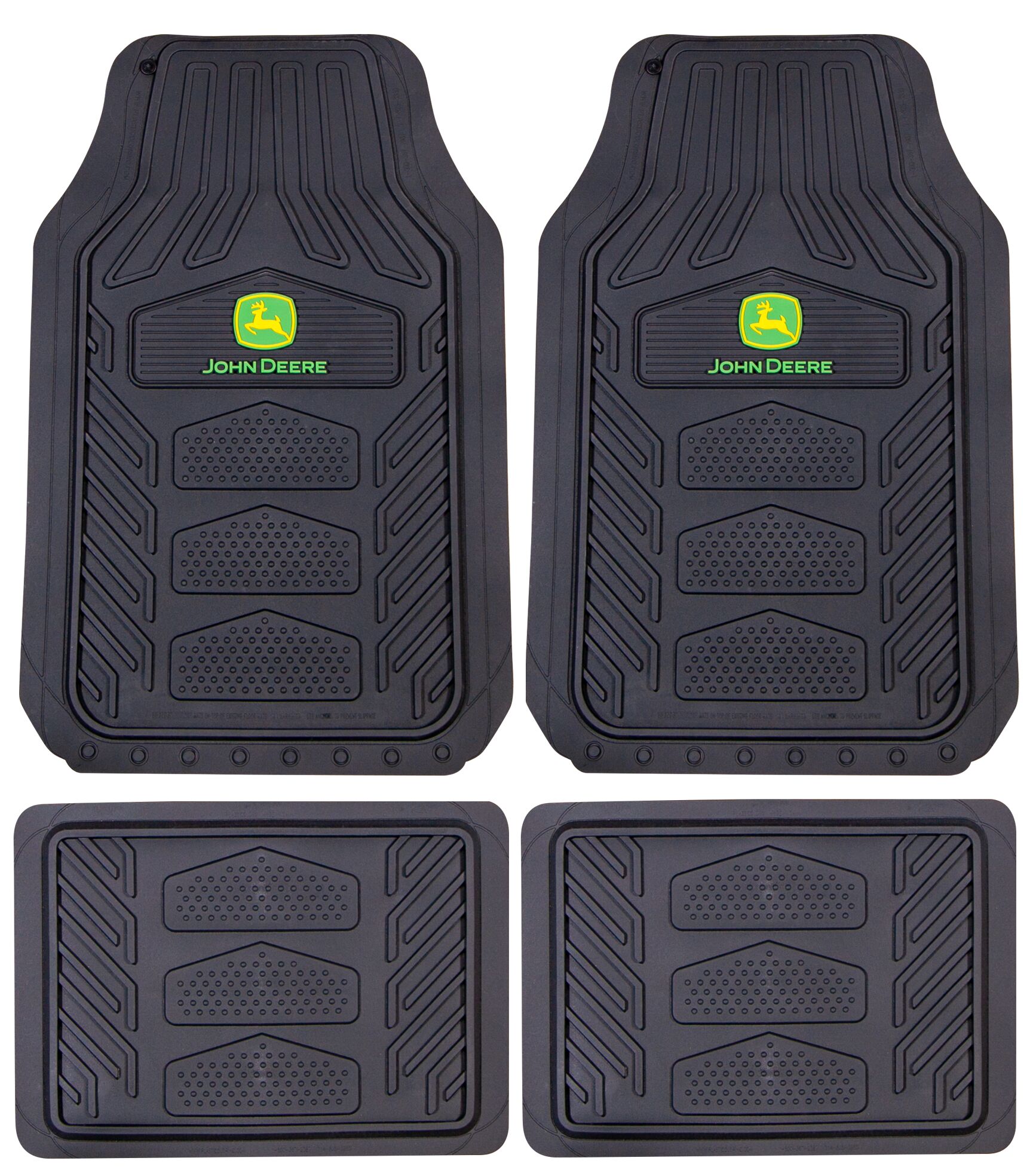 John Deere WeatherPro 4 Piece Floor Mat Set