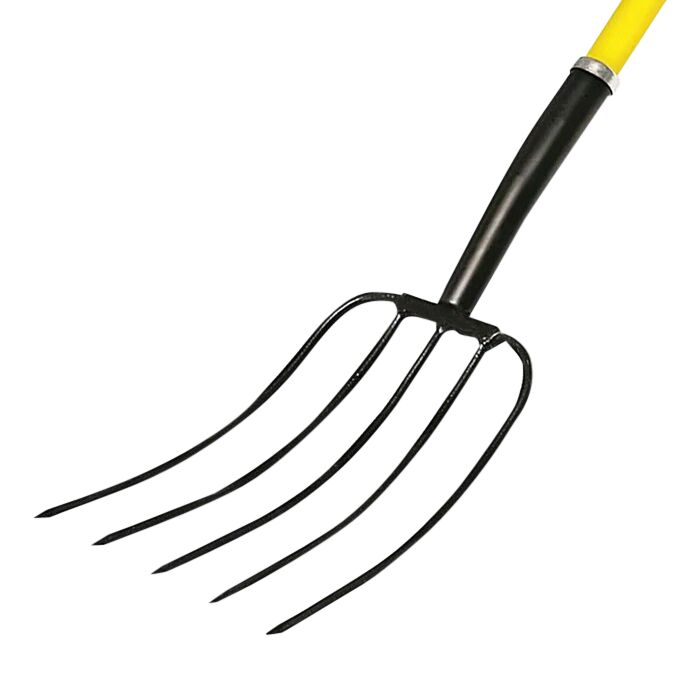 Truper Tru Pro Fiberglass Handle 5 Tine Manure Fork