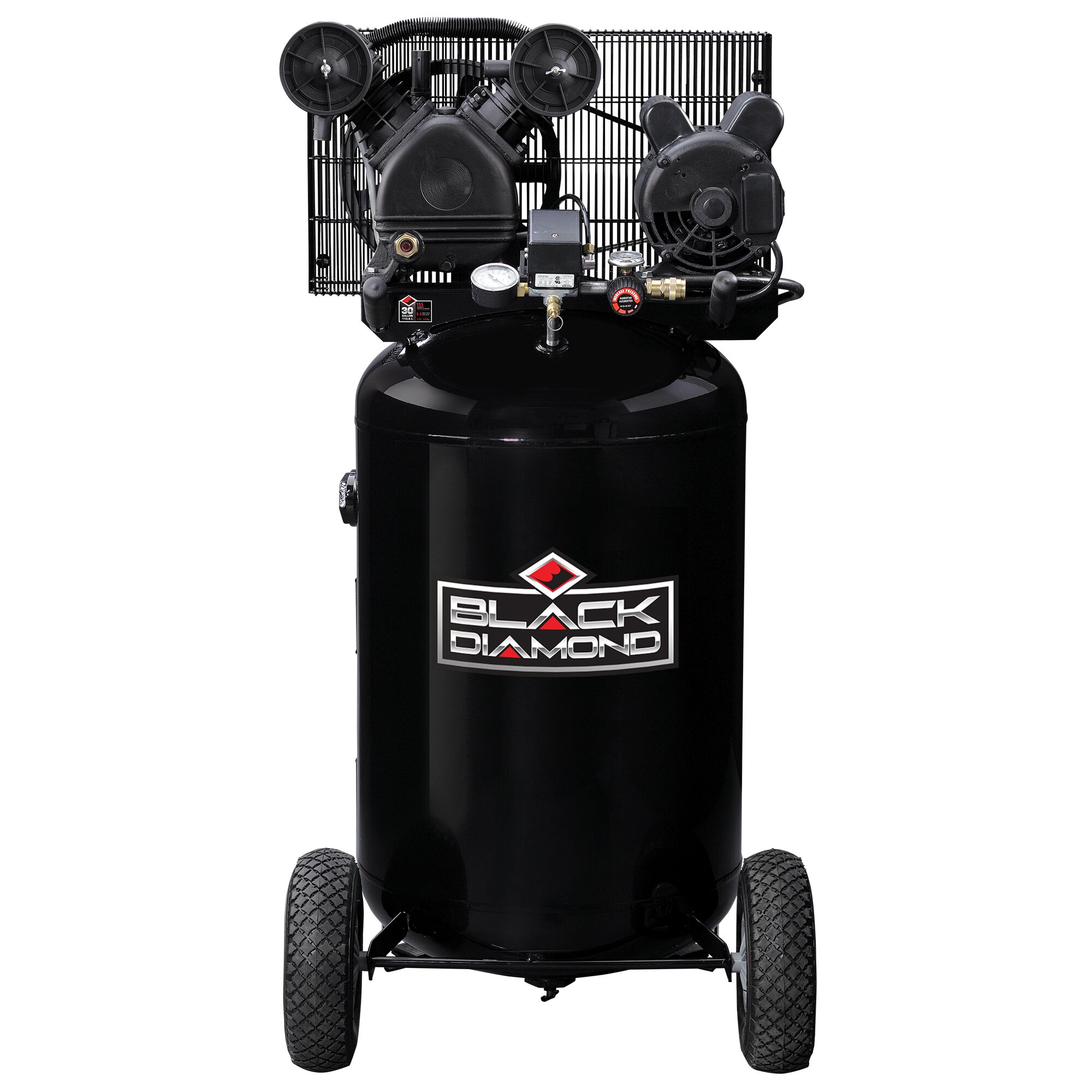 Black Diamond 30 Gallon Vertical Portable Air Compressor