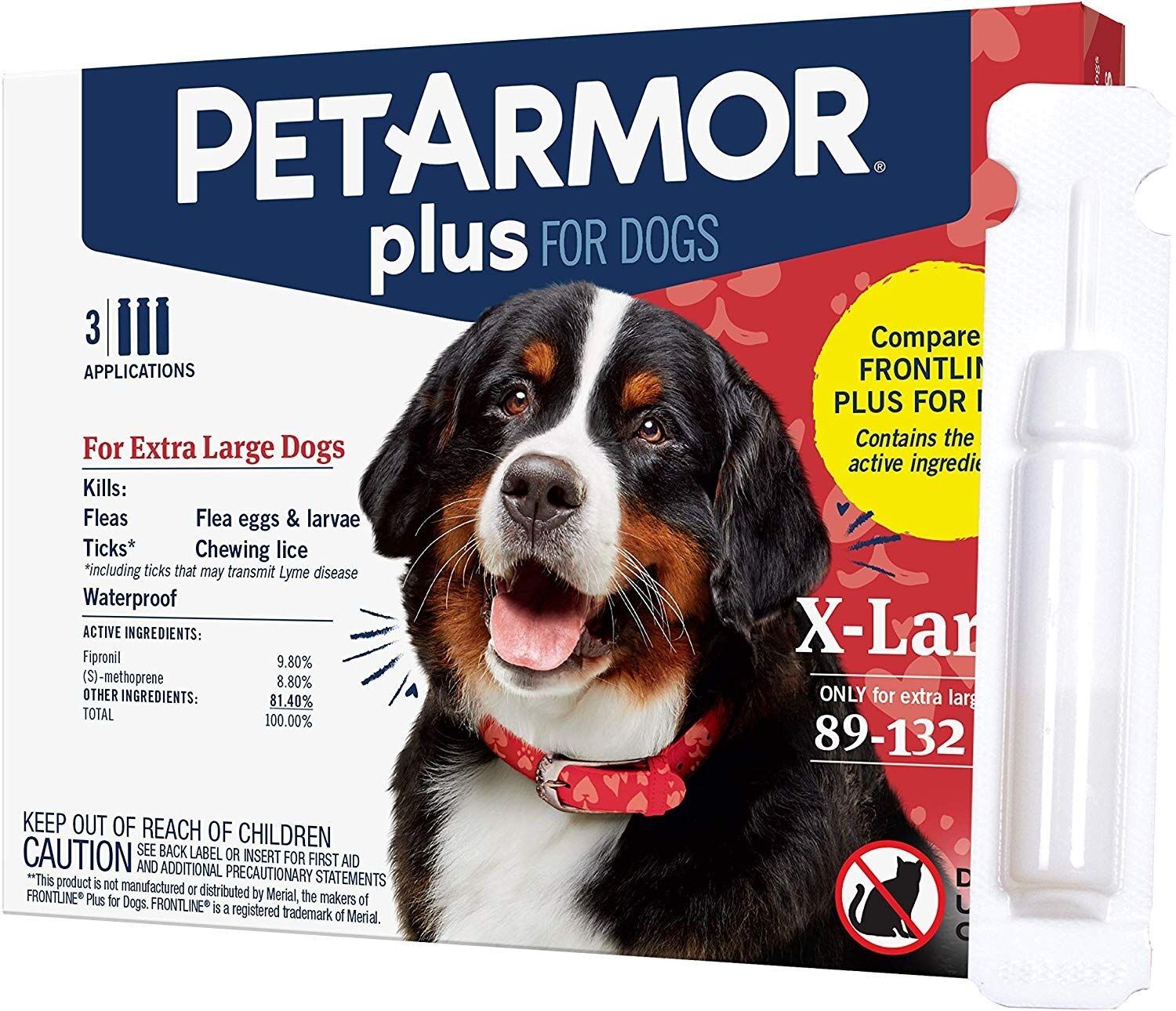 PetArmor Petarmor Plus for Dog Treatment 89 to 132lbs