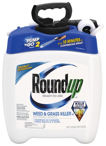 Roundup Weed & Grass Killer Ready-To-Use Formula - 1.33 Gallon