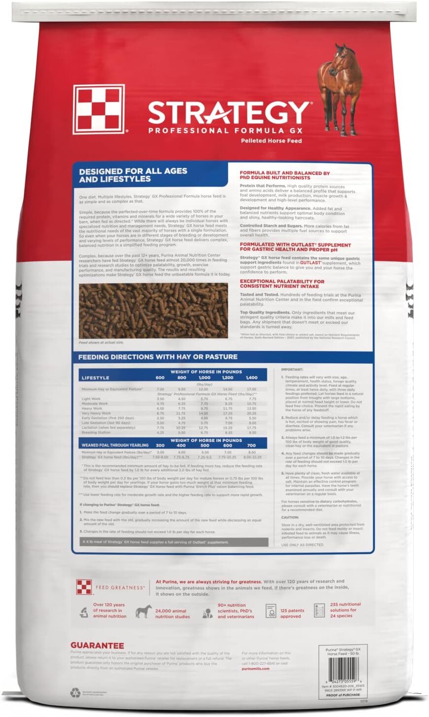Purina Strategy Professional Formula GX Horse Feed