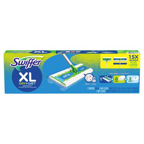 Swiffer Sweeper Dry + Wet XL Sweeping Kit 1