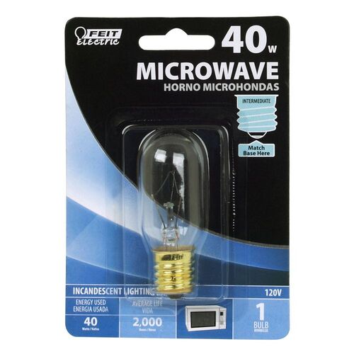Feit Electric 40 Watt Incandescent T8 130 Volts Appliance Bulb
