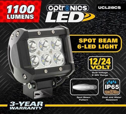 Optronics Light LED Off Road Spot 1100/770Lm