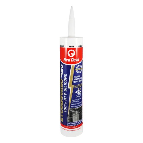 Red Devil StormGuard 920 100% RTV Silicone White 10.1 oz.
