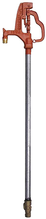 Woodford Freezeless Iowa Yard Hydrant With Flow Finder