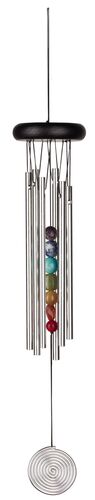 Woodstock Chimes Chakra Chime Seven Stones Silver