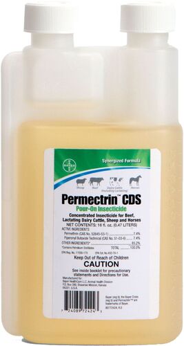 Bayer Animal Health Permectrin CDS Pour-On Insecticide - 64 oz