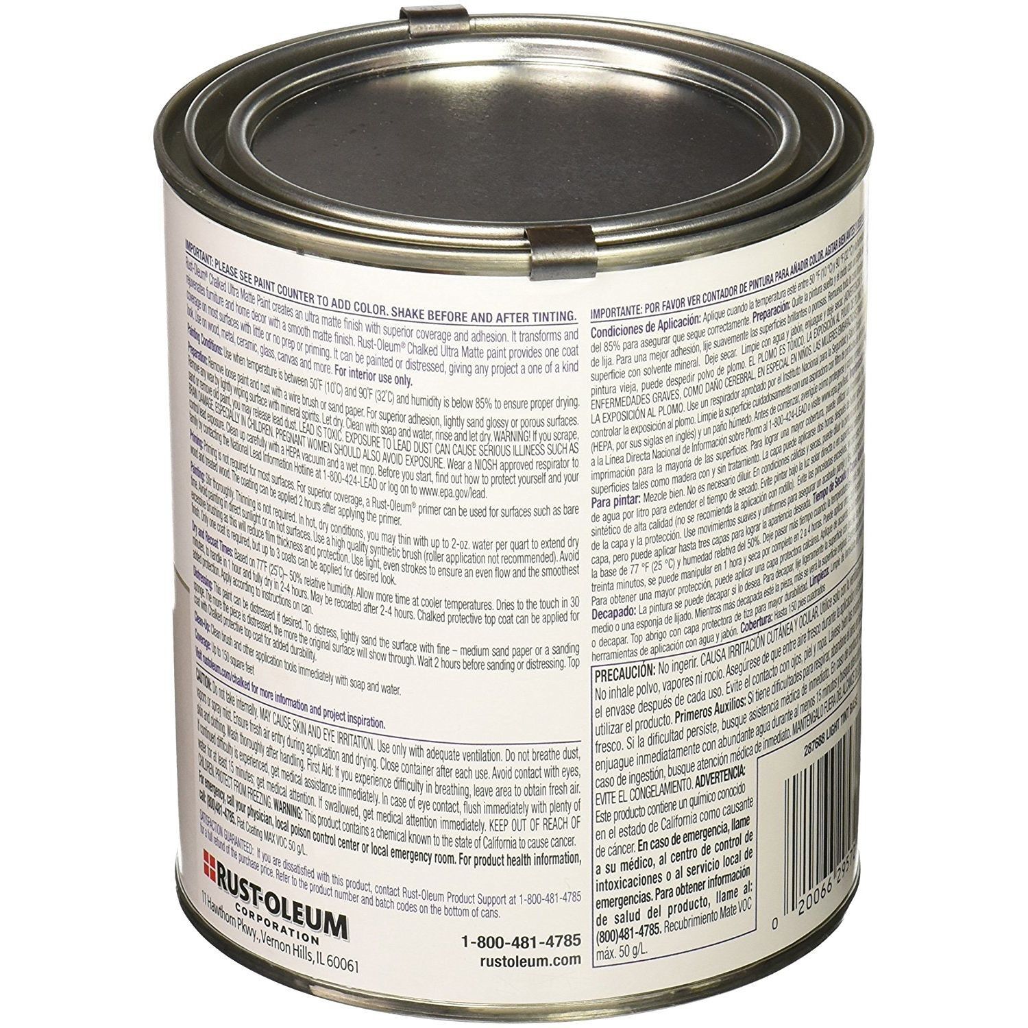 Rust-Oleum Chalked Light Tint Base Paint - 30 oz