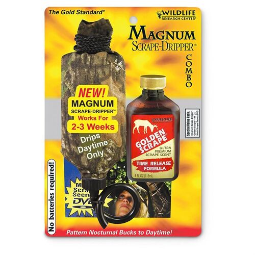 Wildlife Research Center Magnum Scrape-Dripper/Golden Scrape Combo