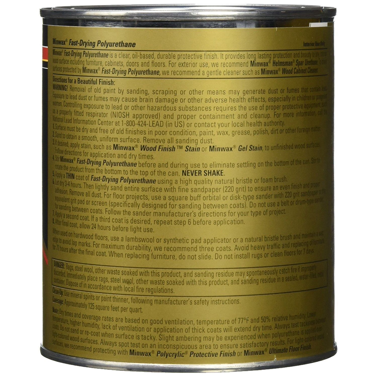 Minwax Fast-Drying Polyurethane Finish