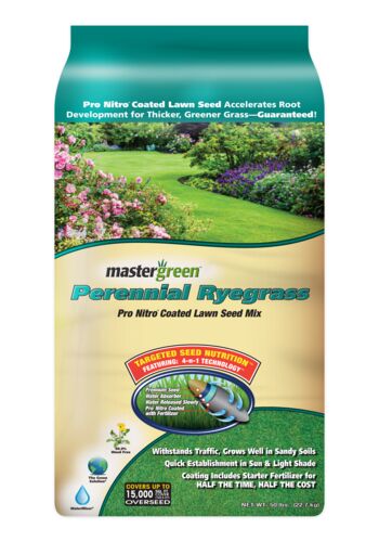 mastergreen Perennial Ryegrass Grass Seed - 50 lb