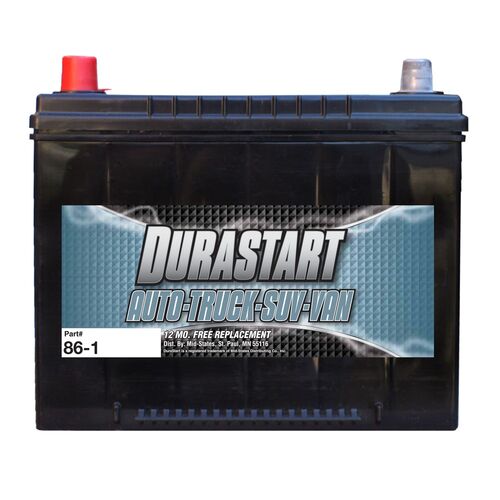 DuraStart 60 Month 12 Volt 630 CCA Auto Battery - 86CS