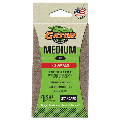 All-Purpose Jumbo Sanding Sponge - 60 Grit