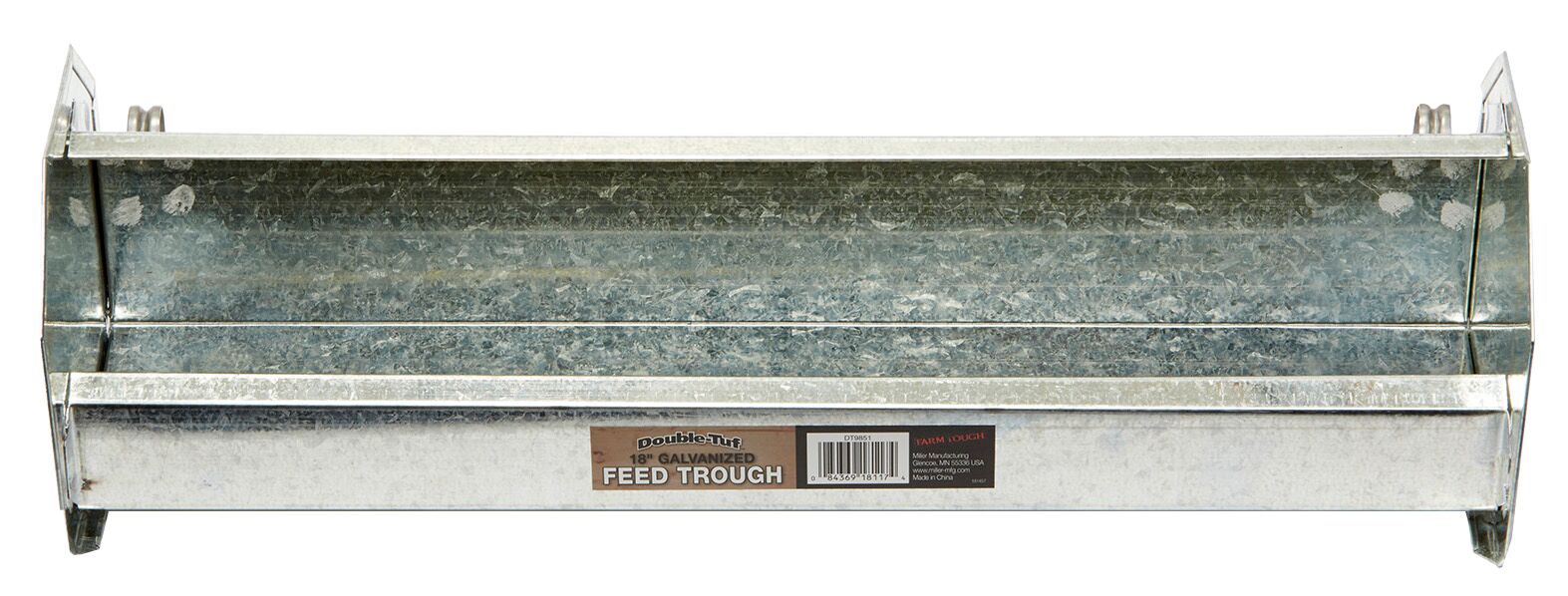 18" Galvanized Trough Feeder