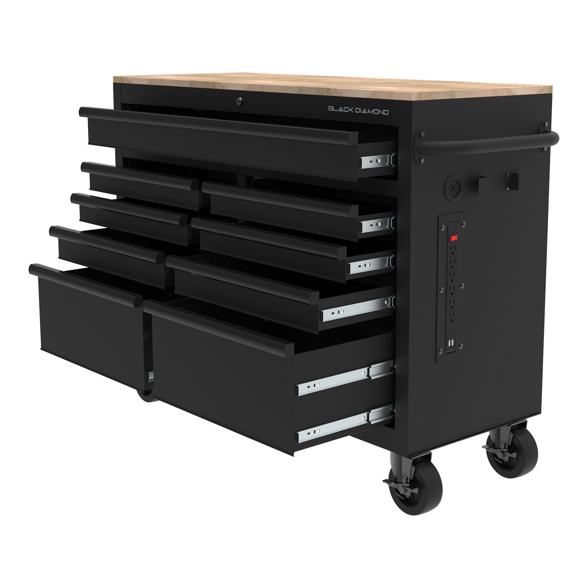 9-Drawer Mobile Workbench - 46"