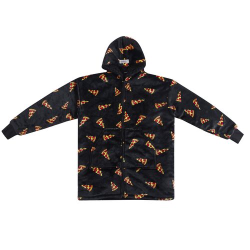 Sutton Home Kids' Sherpy Blanket in Pizza Print