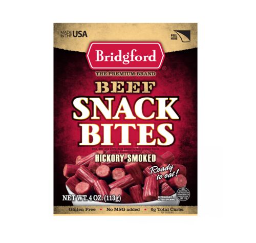 Bridgford Hickory Smoked Beef Snack Bites - 4 oz