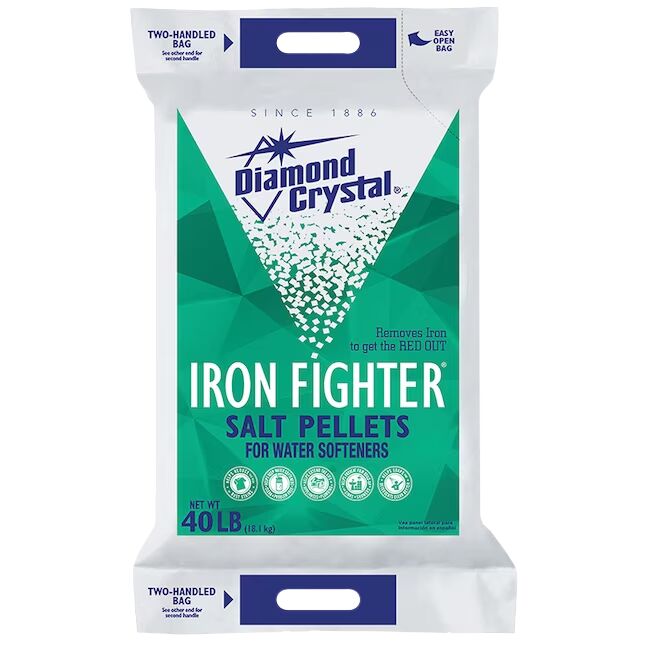 100% Natural CubesPlus with Rust Buster Premium Water Softener Salt - 40 lb