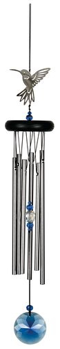 Woodstock Chimes Crystal Hummingbird Chime