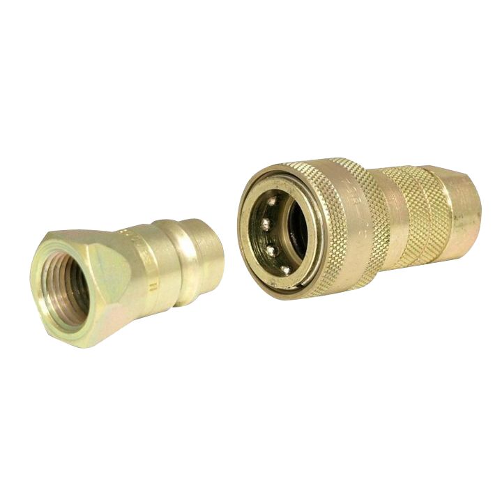 Apache 1/2" Female Pipe Thread x 1/2" Body One-Way Sleeve Hydraulic ...