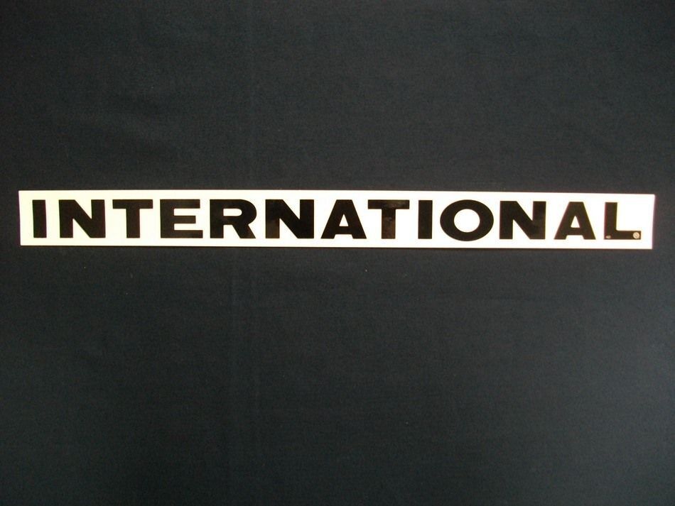Maple Hunter Decals International Block Letter Decal