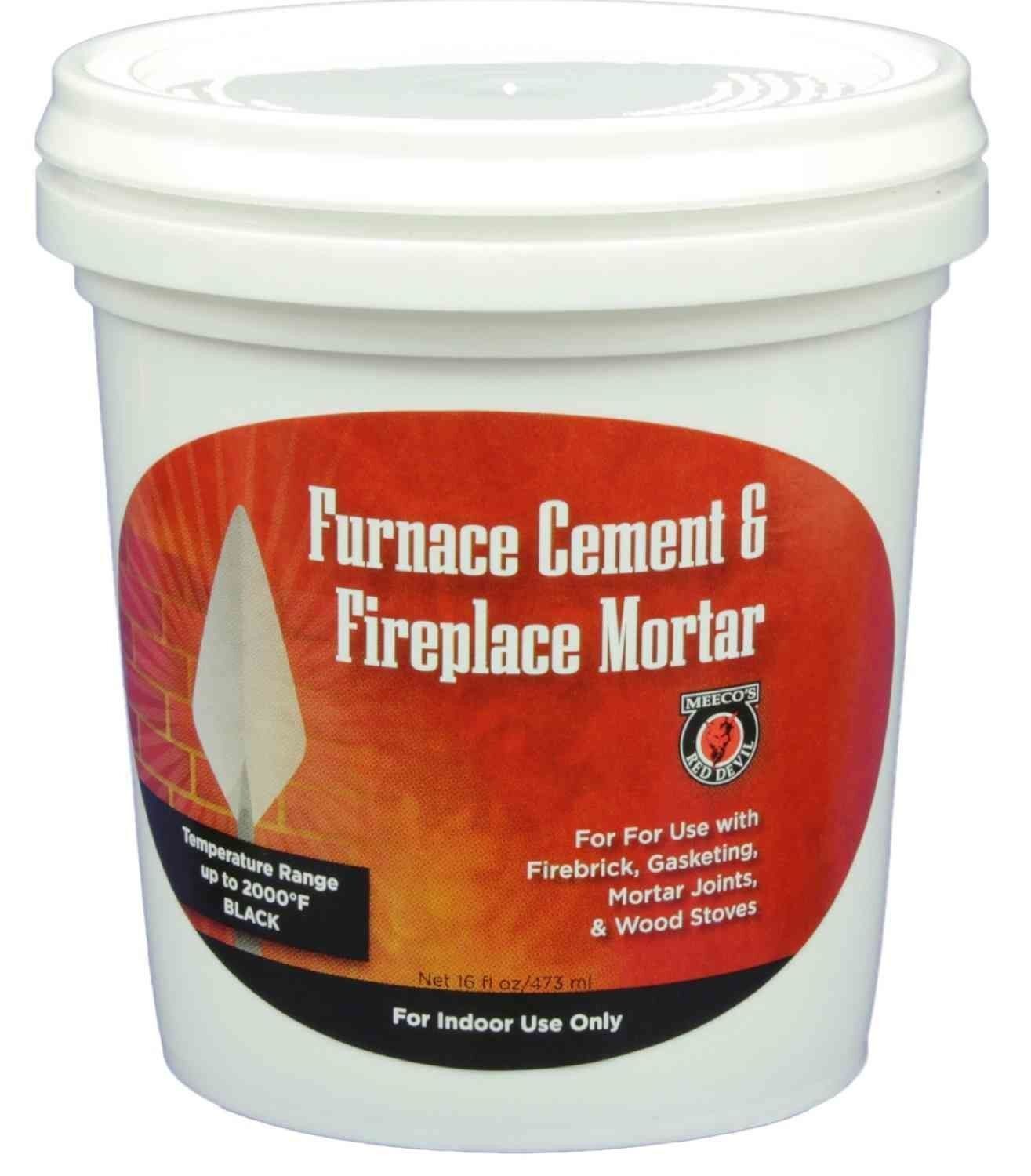 MEECO Furnace Cement And Fireplace Mortar Refill