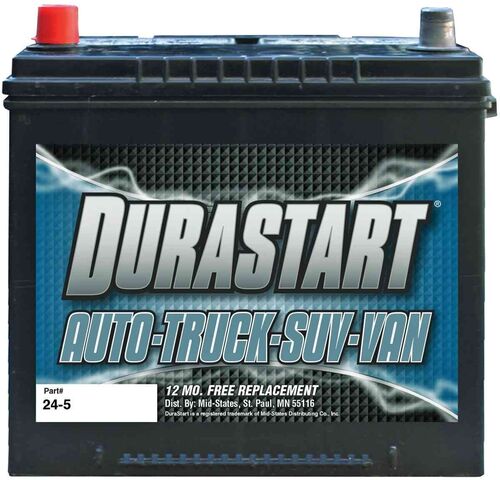 DuraStart 60 Month 12 Volt 450 CCA Auto Battery - 51R-CS