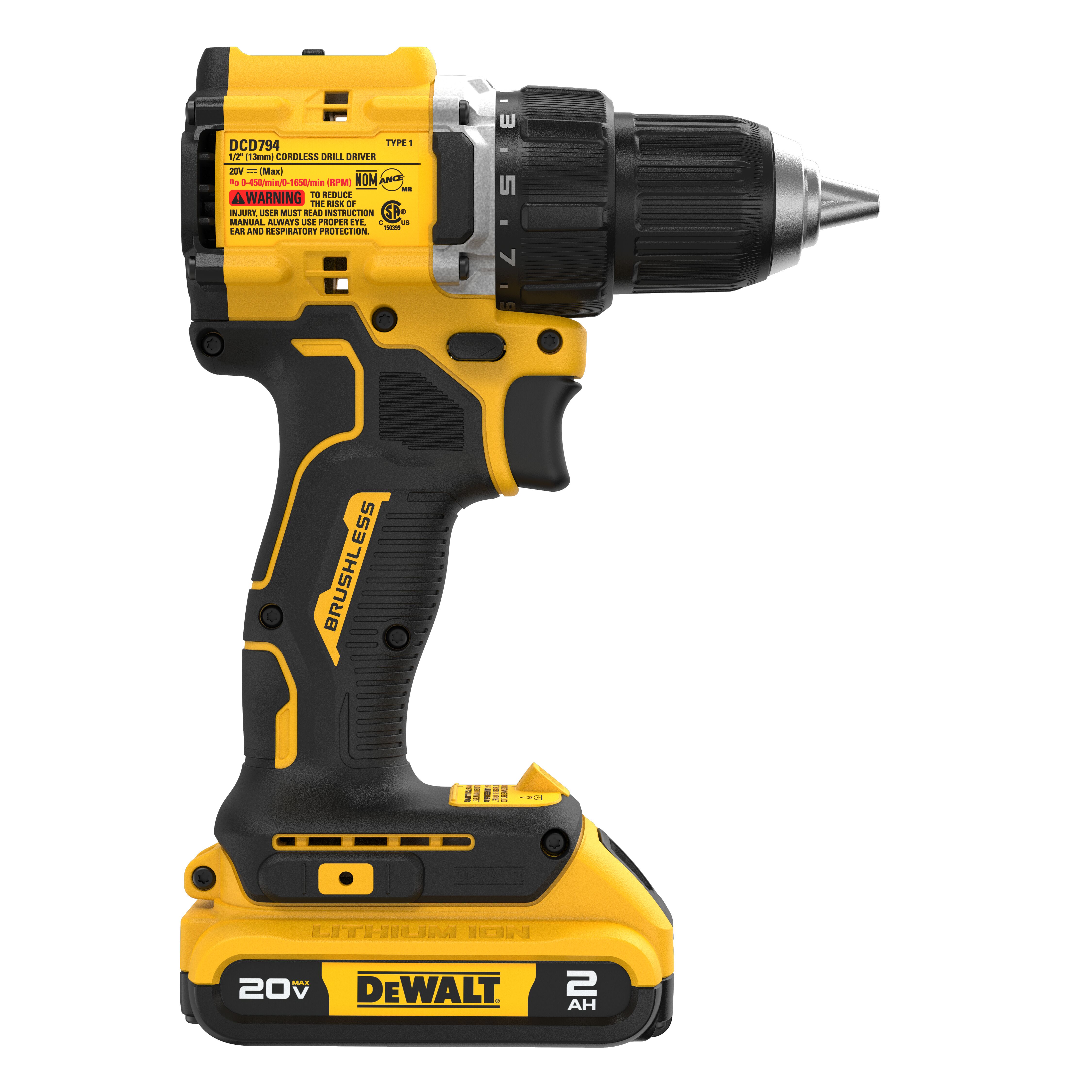 ATOMIC 20V MAX Brushless Cordless 1/2" Drill/Driver Kit