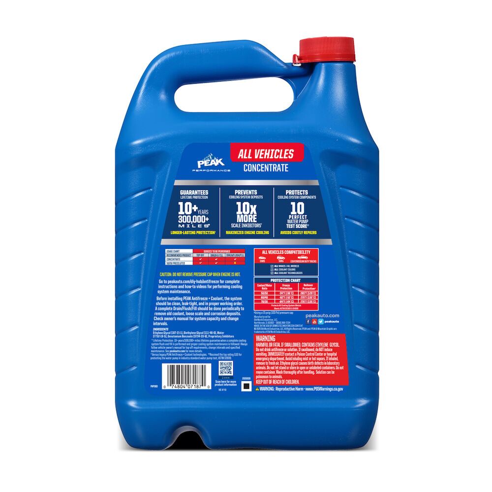 Peak Antifreeze + Coolant Concentrate
