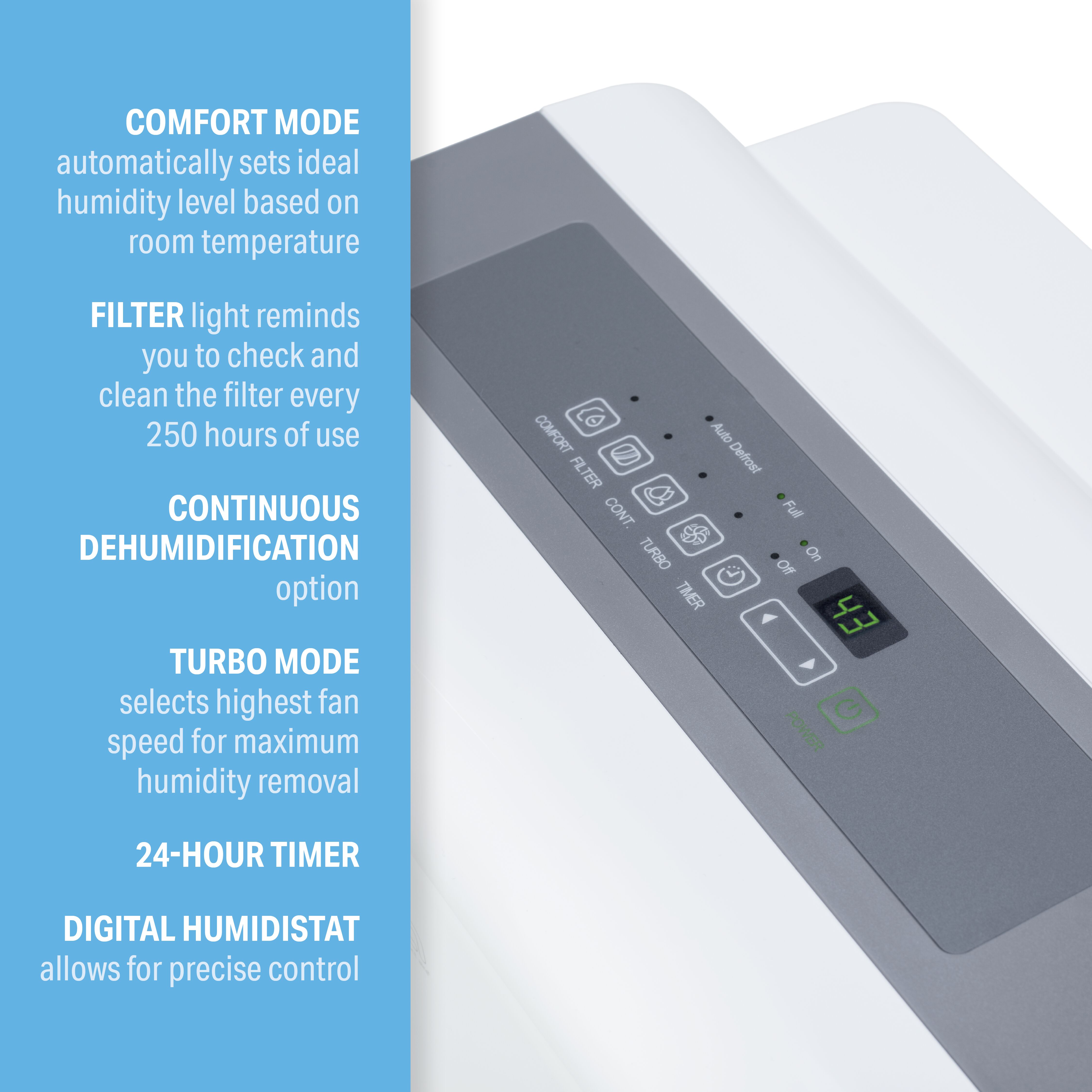 Perfect Aire 35 Pint Flat Panel Energy Star Dehumidifier