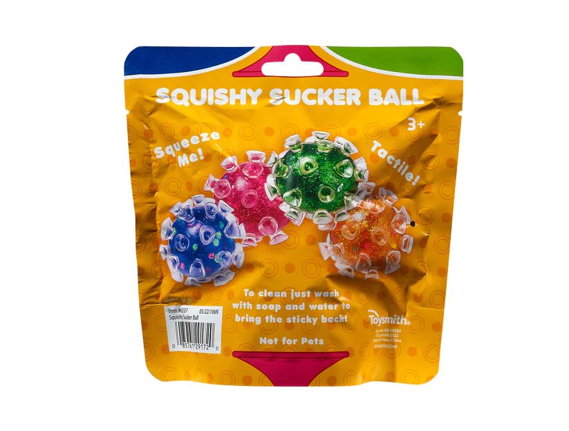 Toysmith Squishy Sucker Ball - Assorted