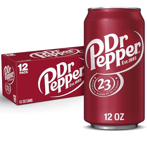 Dr Pepper 12-Pack of 12 oz Cans - Assorted