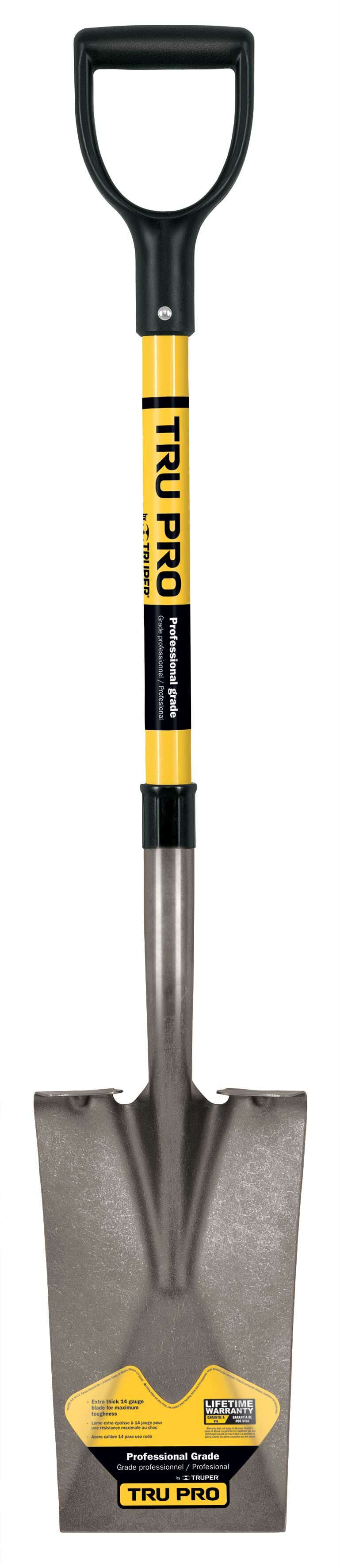 Truper Tru Pro Fiberglass D-Handle Garden Spade
