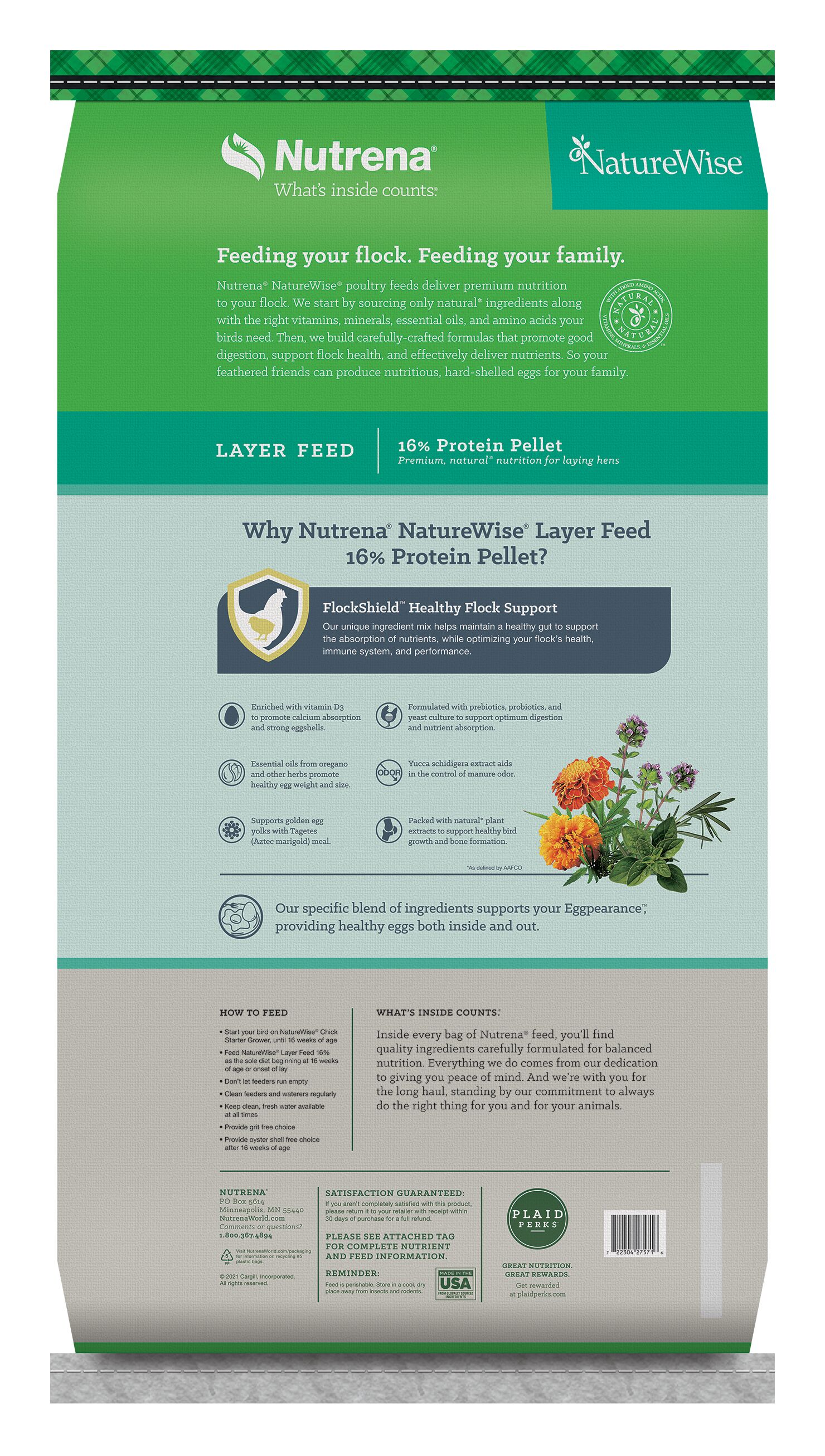 Nutrena NatureWise Layer 16% Pellets - 50 lb