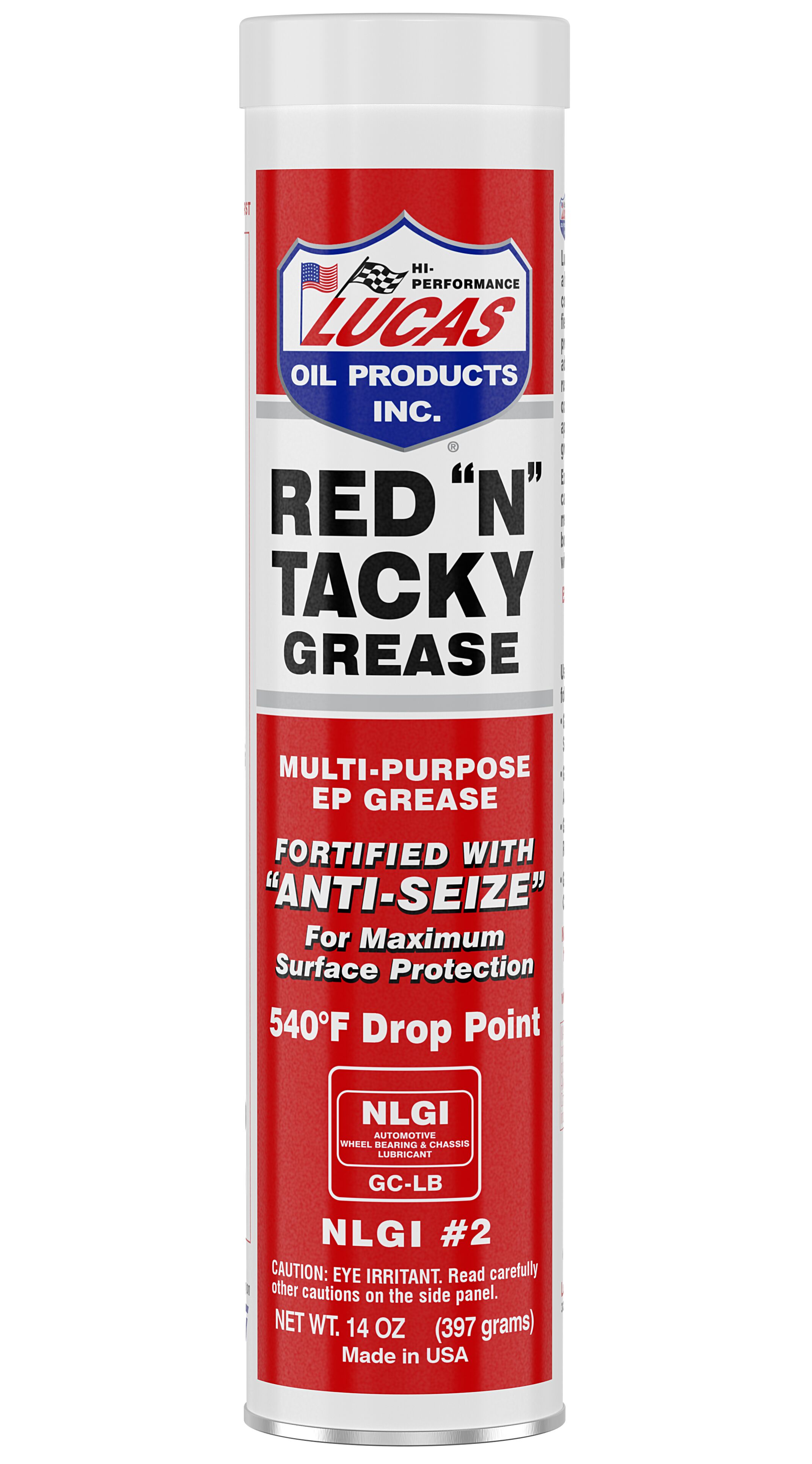 Lucas Oil Red N Tacky Grease - 14 Oz