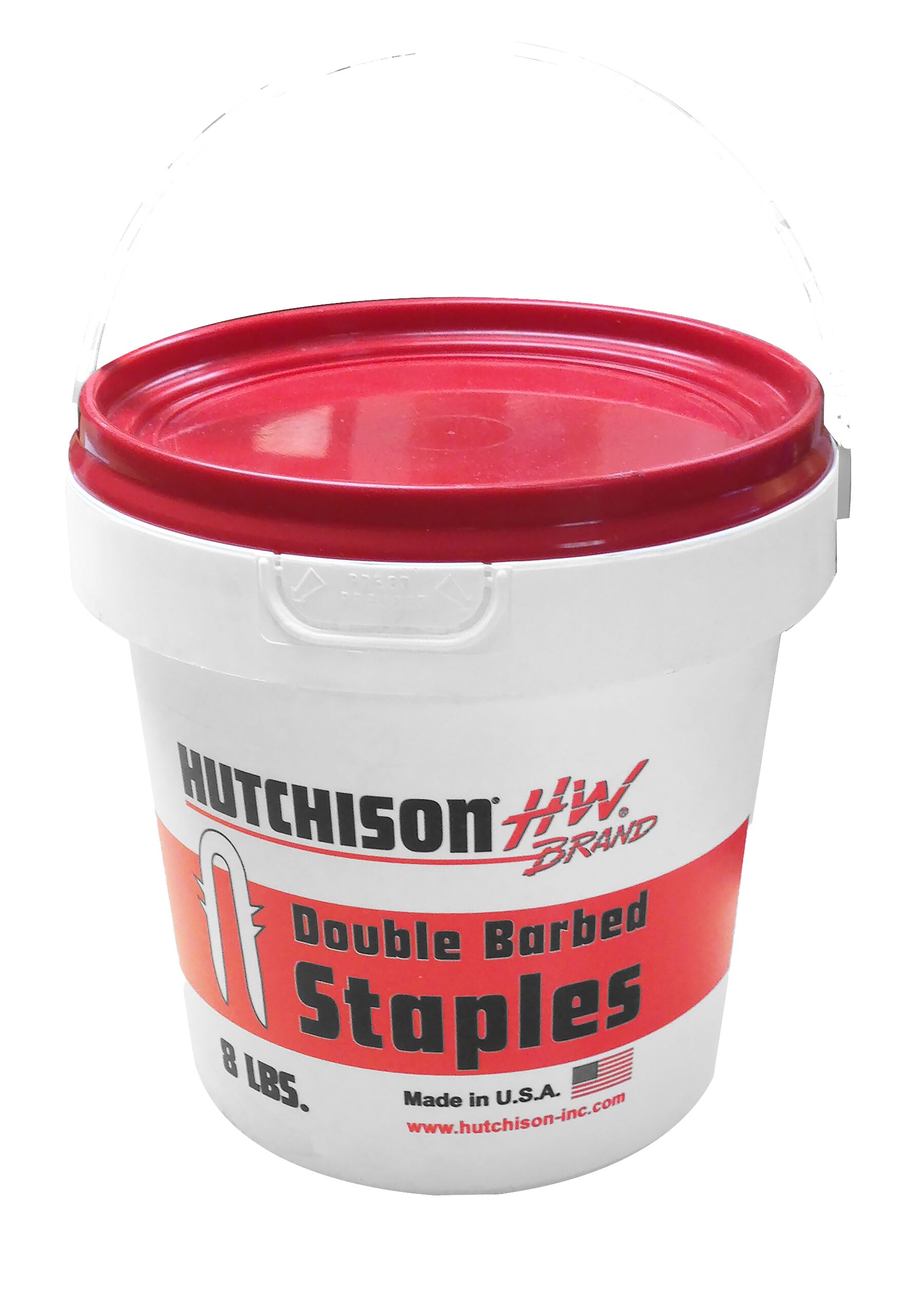 Galvanized Double Barbed Fence Staples