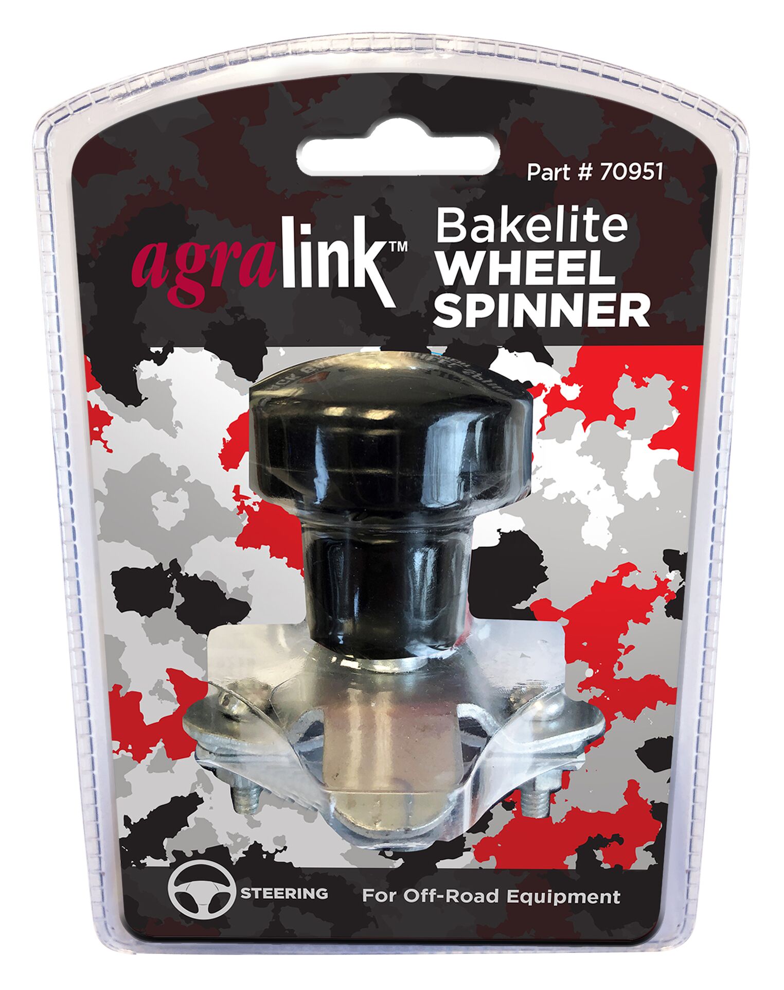 Agralink Bakelite Wheel Spinner in Black