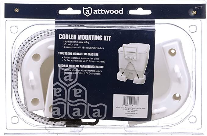 Attwood Marine Cooler Mounting Kit Boat Accessory