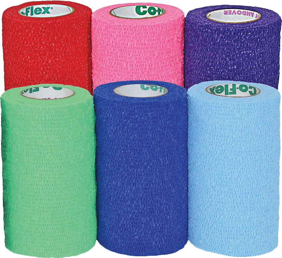 Andover Powerflex 4" Cohesive Bandage in Assorted Prints