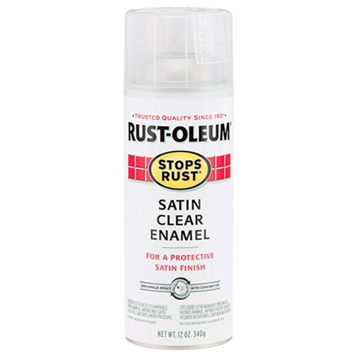 Rust-Oleum Stop Rust 12 oz Satin Clear Enamel Spray Paint