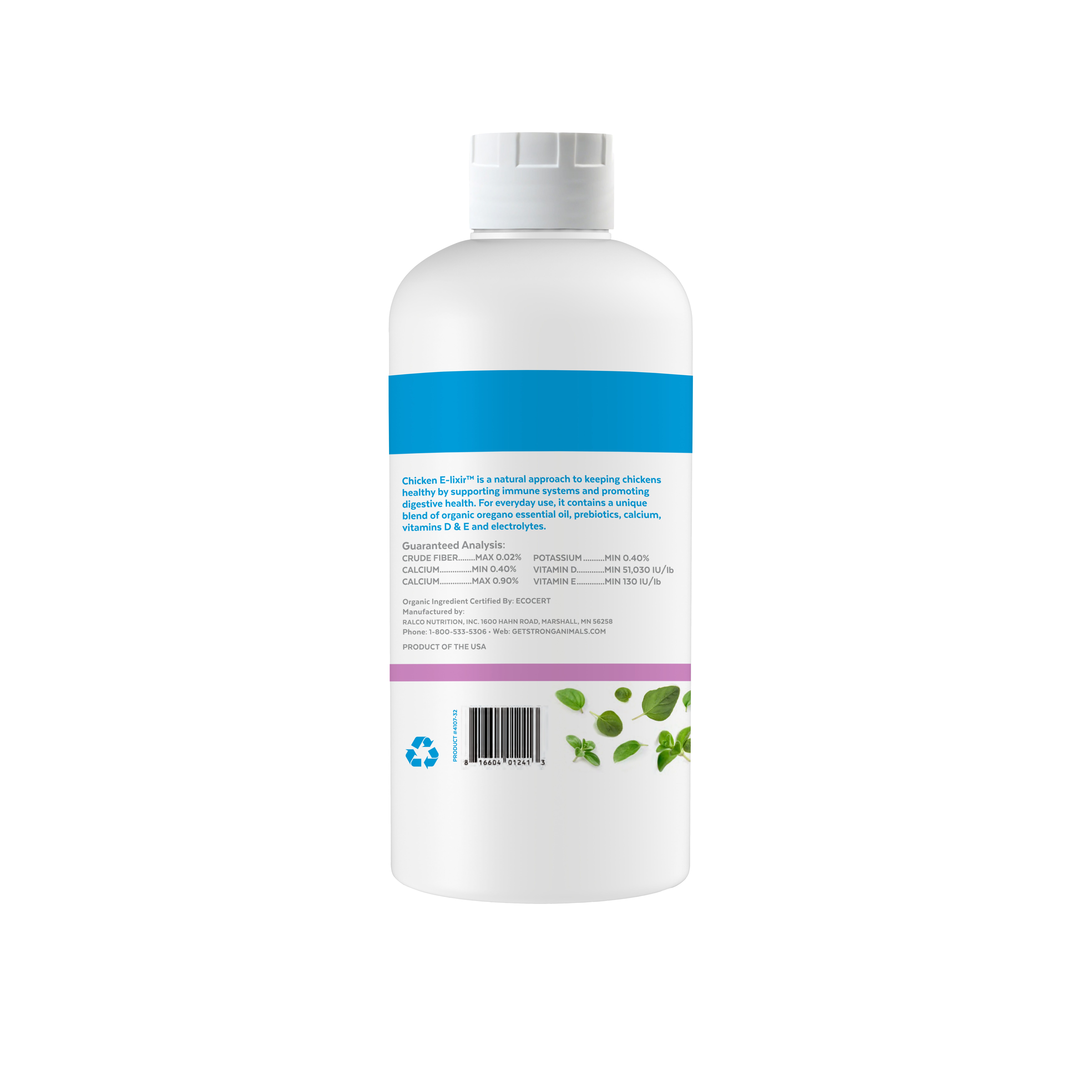 Strong Animals Chicken E-lixir Daily Water Additive - 32 oz