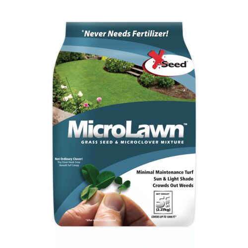 MicroLawn Grass Seed & Microclover Mixture - 5 Lb