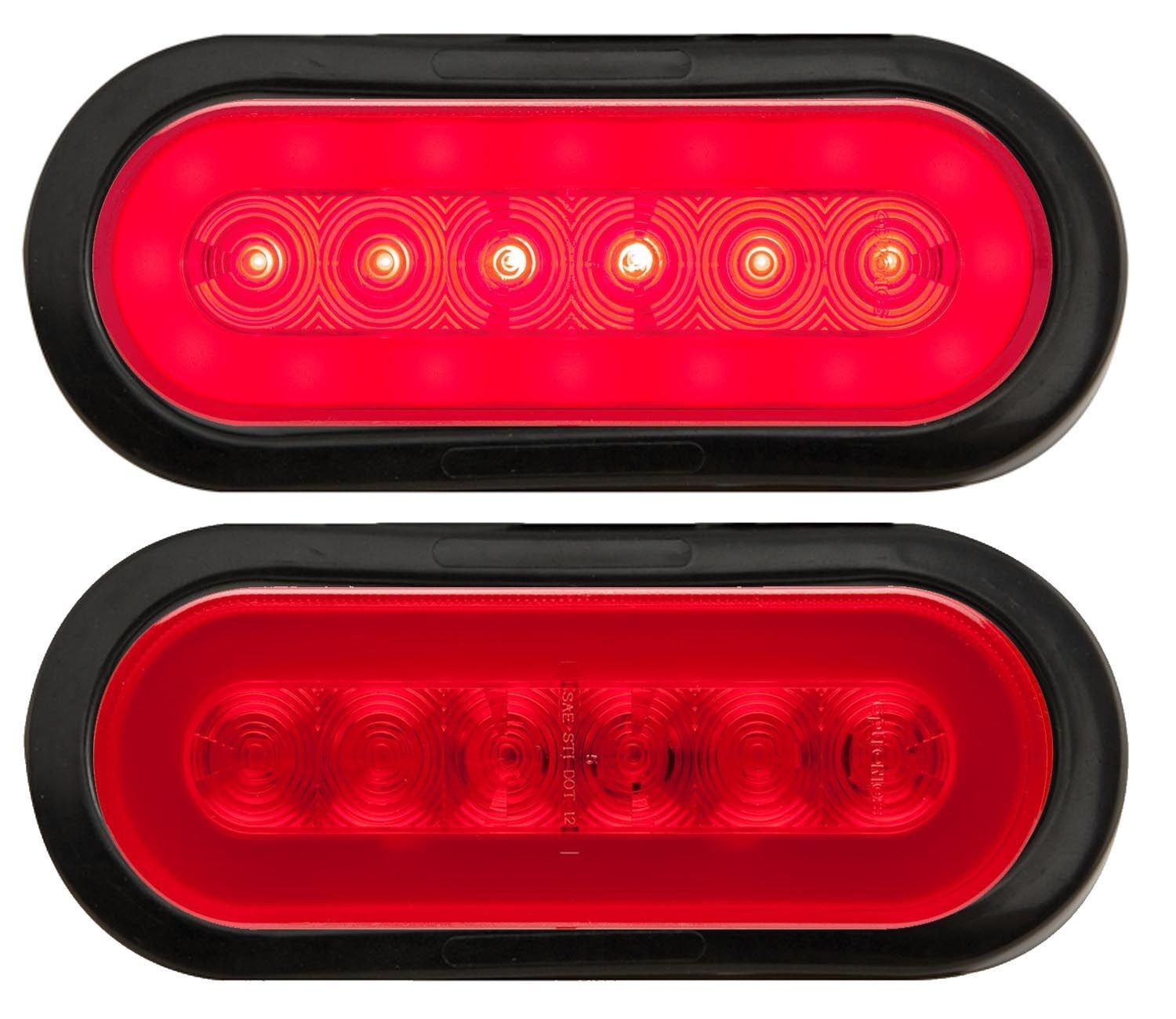 Optronics LED Glo Light Oval 22-Diode Trailer Light Kit - 6"